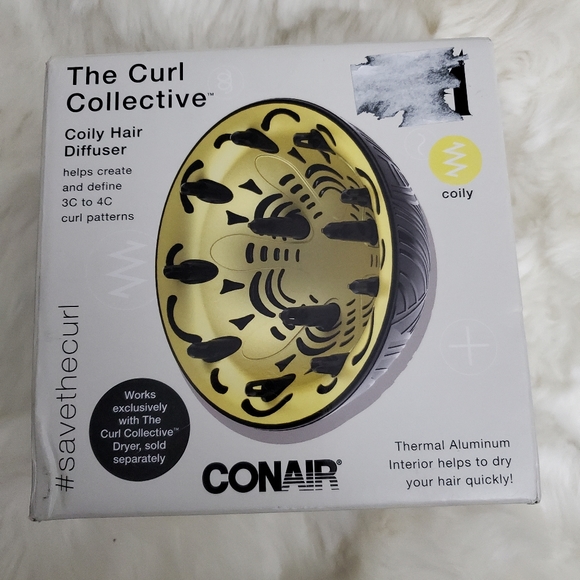 Conair | Hair | Conair The Curl Collective Coily Hair Diffuser 4 Create ...